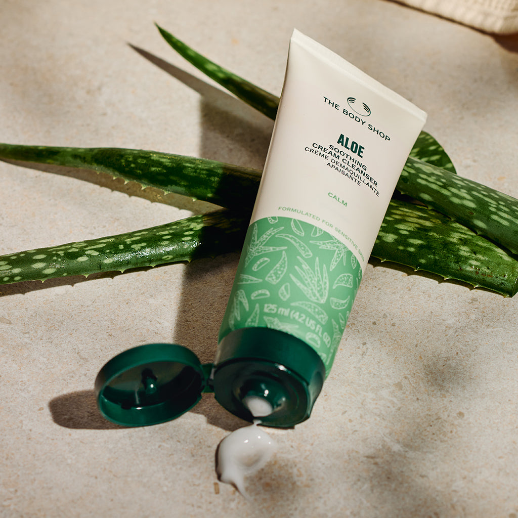 Aloe Soothing Cream Cleanser | Aloe Vera | The Body Shop – THE BODY SHOP